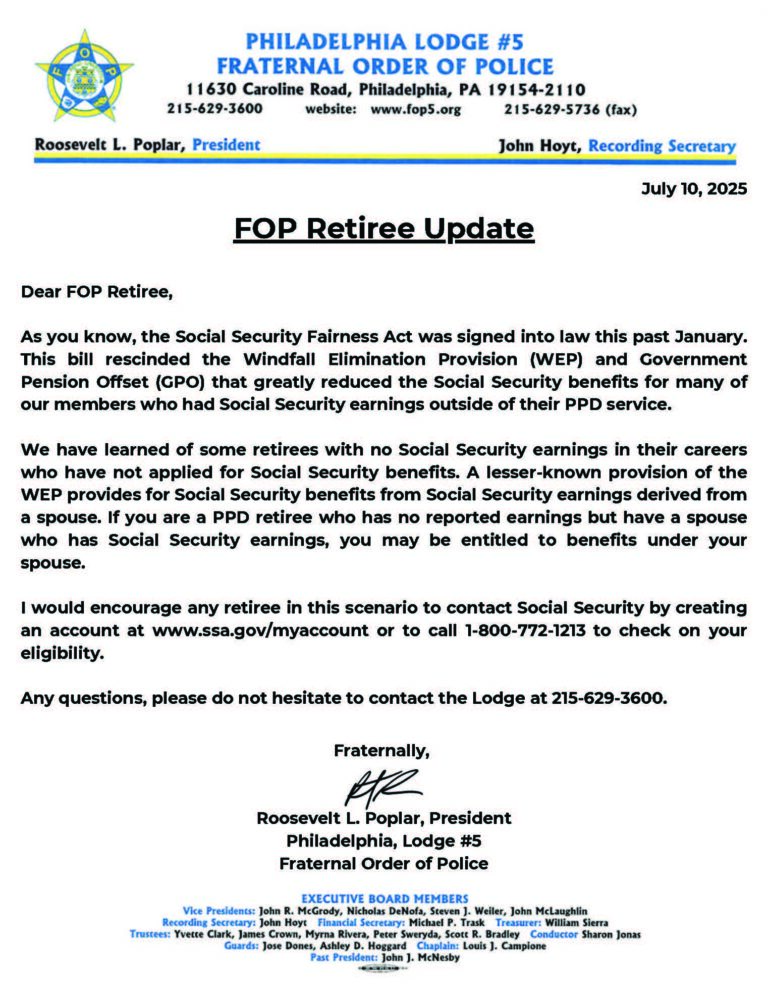 LATEST NEWS - FOP LODGE 5