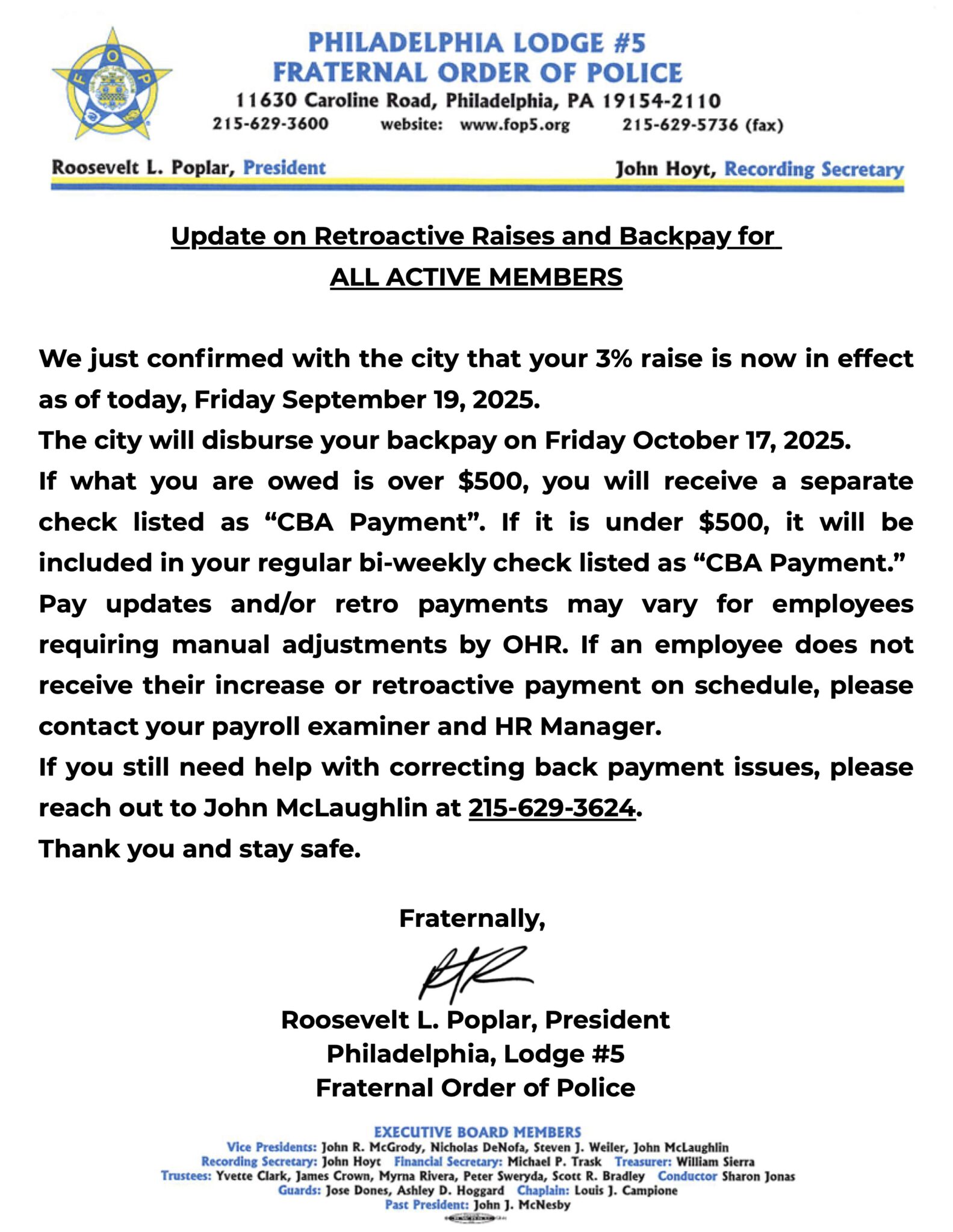 Latest News - FOP LODGE 5