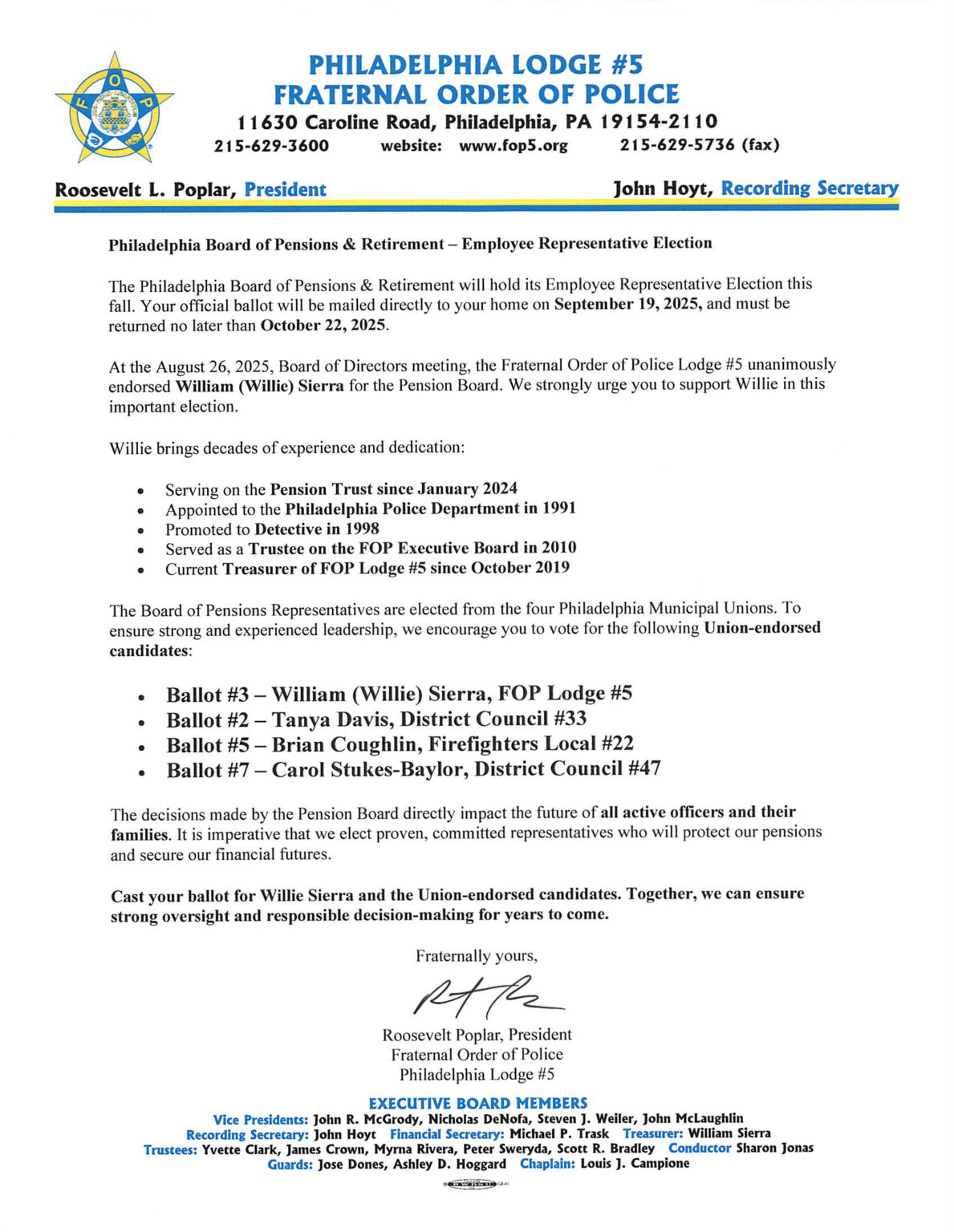 LATEST NEWS - FOP LODGE 5